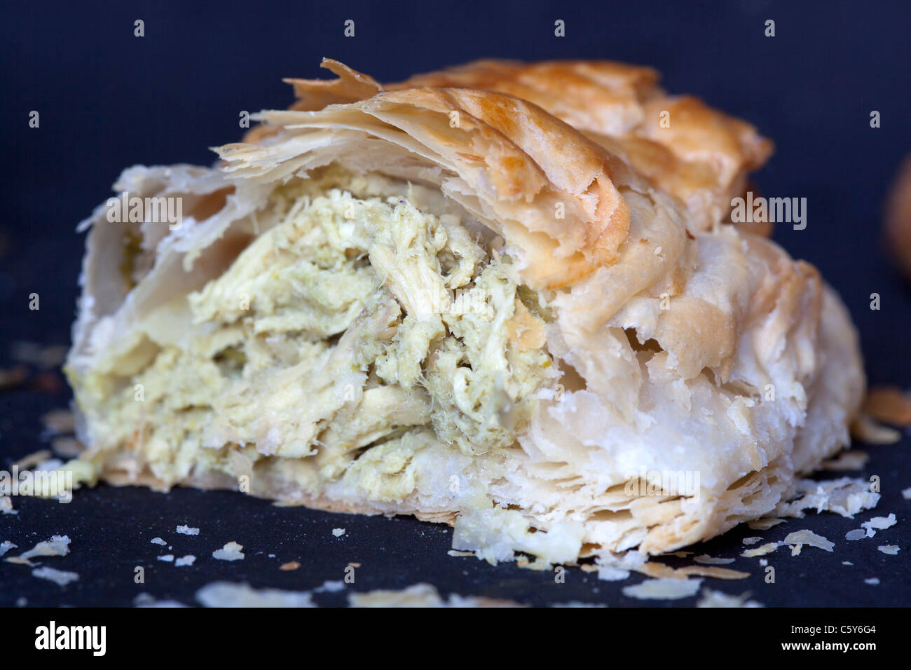 Traditional Chicken Paste or Pasty in Pachuca Mexico Stock Photo - Alamy