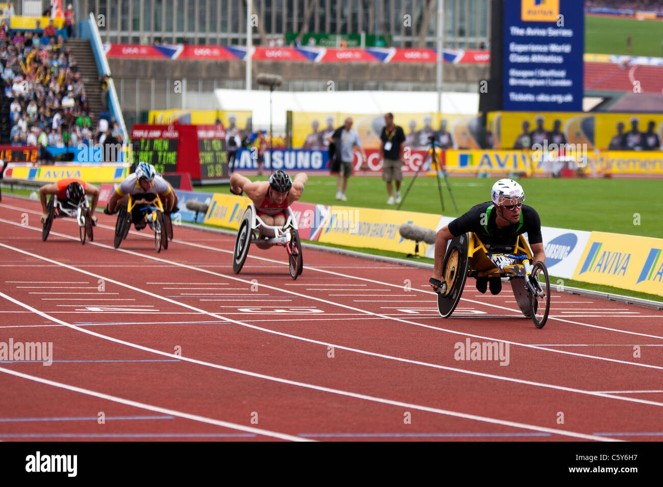 Marcel HUG, Men's 1500m T53/54, Aviva London Grand Prix, Crystal Palace ...