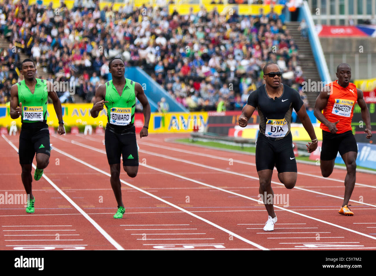 Walter DIX, Men's 200m, Aviva London Grand Prix, Crystal Palace, London ...