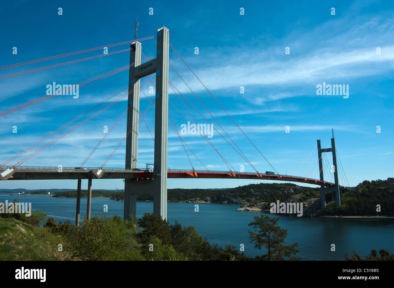 Tjörnbron, a bridge for cars in Swedn on the westcoast Stock Photo - Alamy