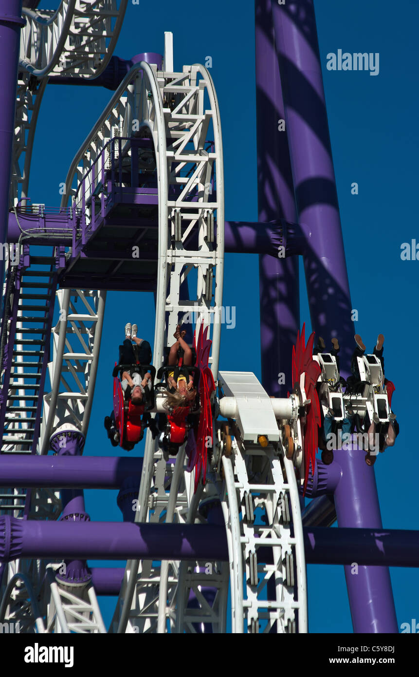 Insane-ride attraction at Gröna lund Stockholm Stock Photo - Alamy