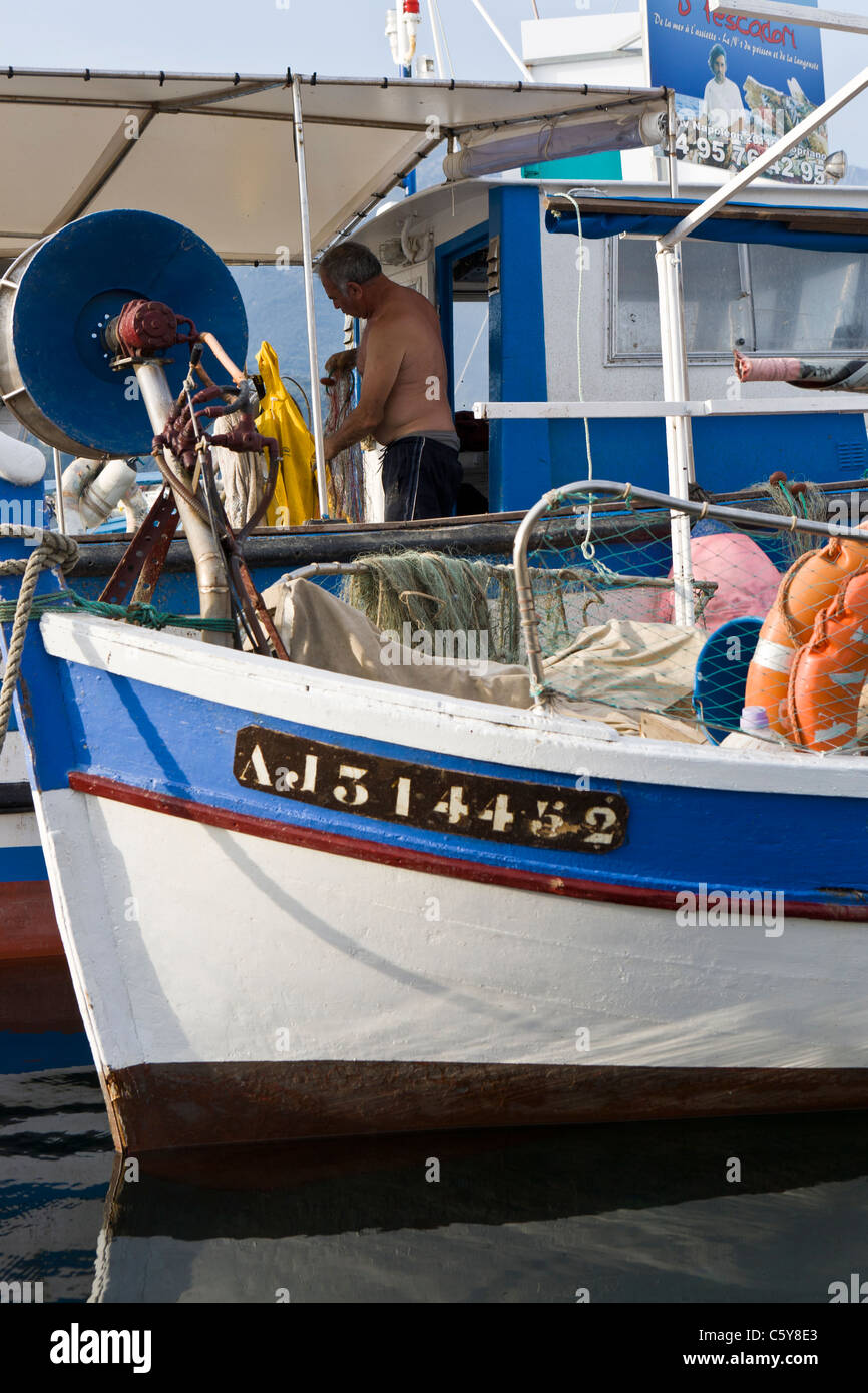 Harbor from Propriano, Corsica, France Stock Photo - Alamy