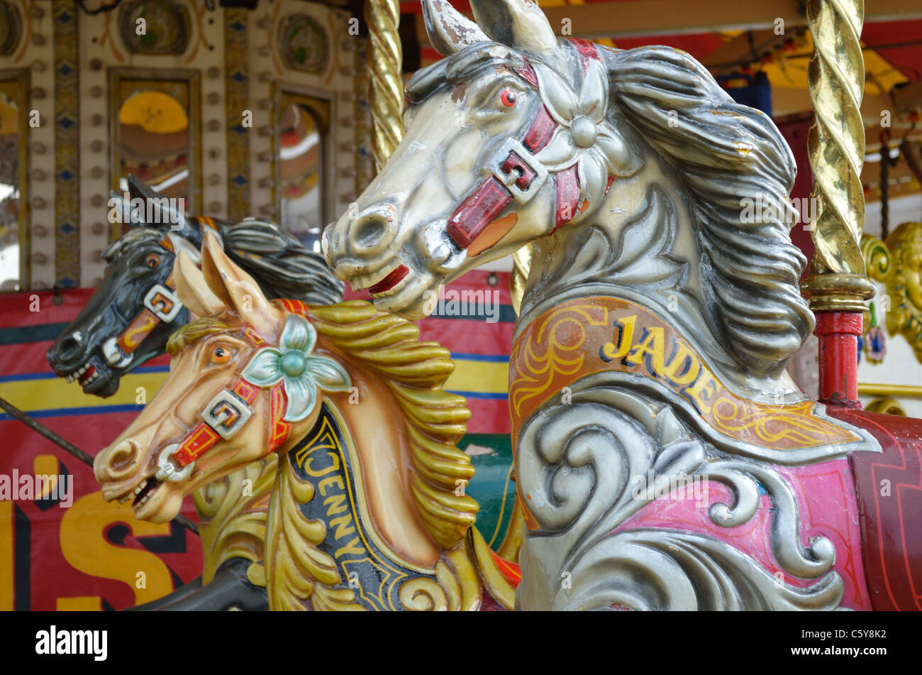 Carousel horses hi-res stock photography and images - Alamy