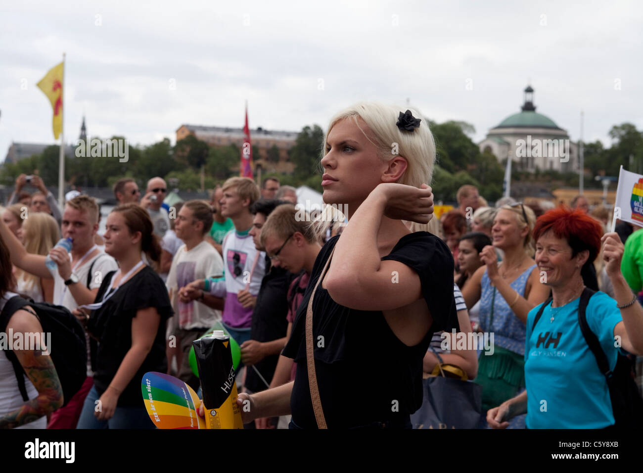 Participants at the Stockholm Pride parade 2011 Stock Photo - Alamy