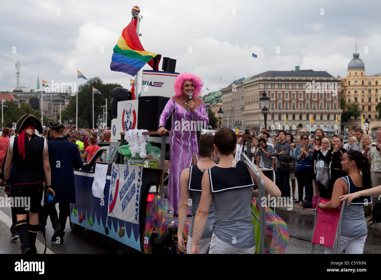 Participants at the Stockholm Pride parade 2011 Stock Photo - Alamy