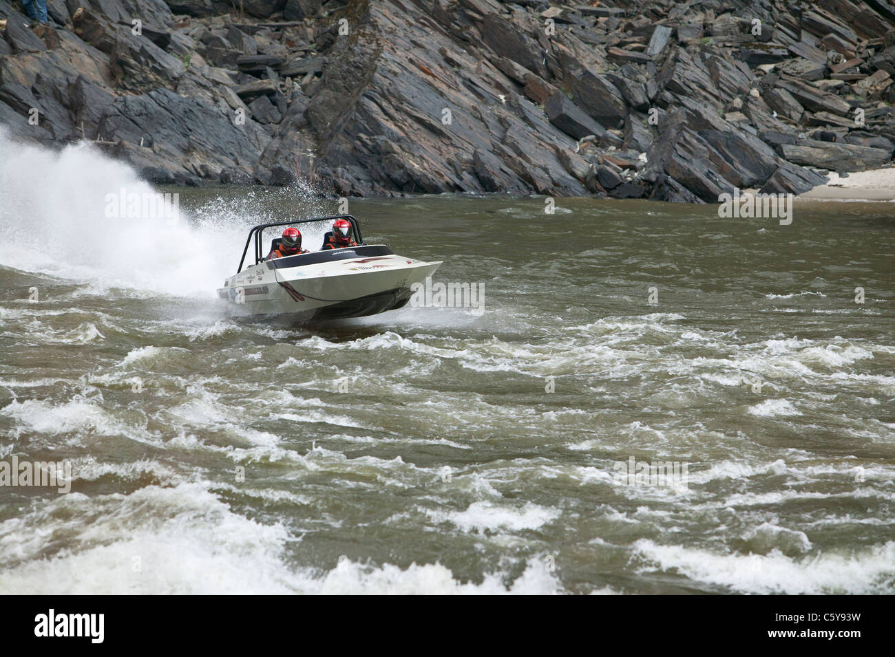 Adrenaline Rush, #70, powers through Time Zone rapids during the 2011 ...