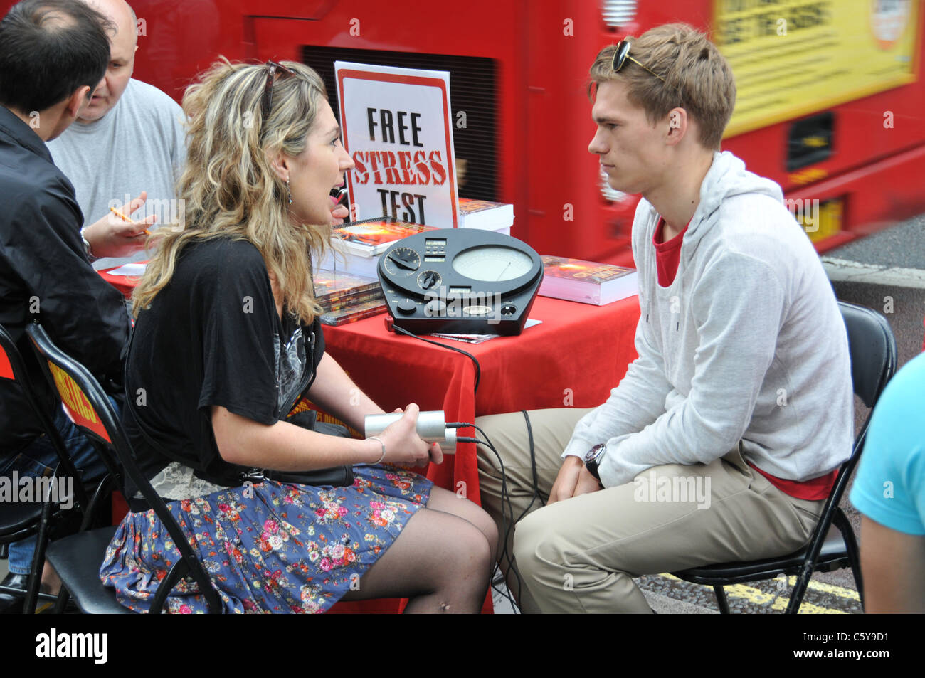 Dianetics Scientology Church Stress Test Scientologists Stock Photo - Alamy