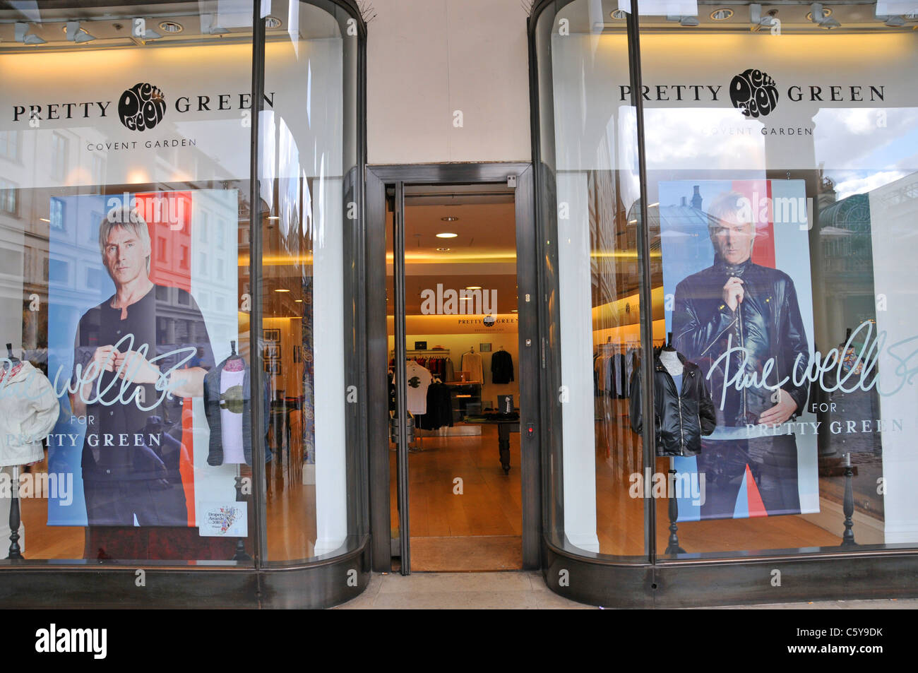 Pretty Green clothing store Covent Garden Paul Weller Stock Photo - Alamy