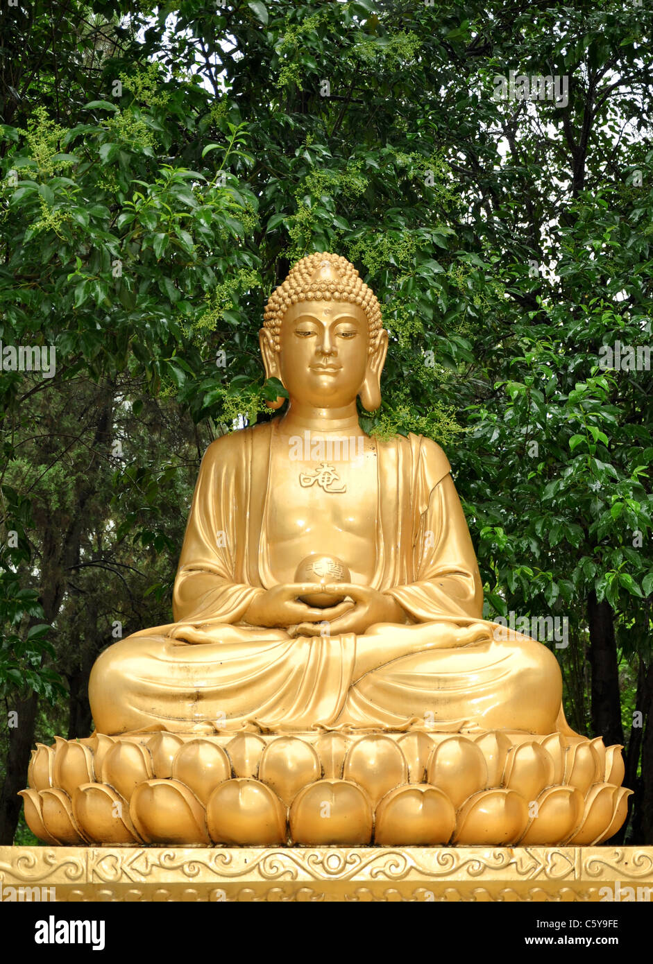 Buddha meditating hi-res stock photography and images - Alamy