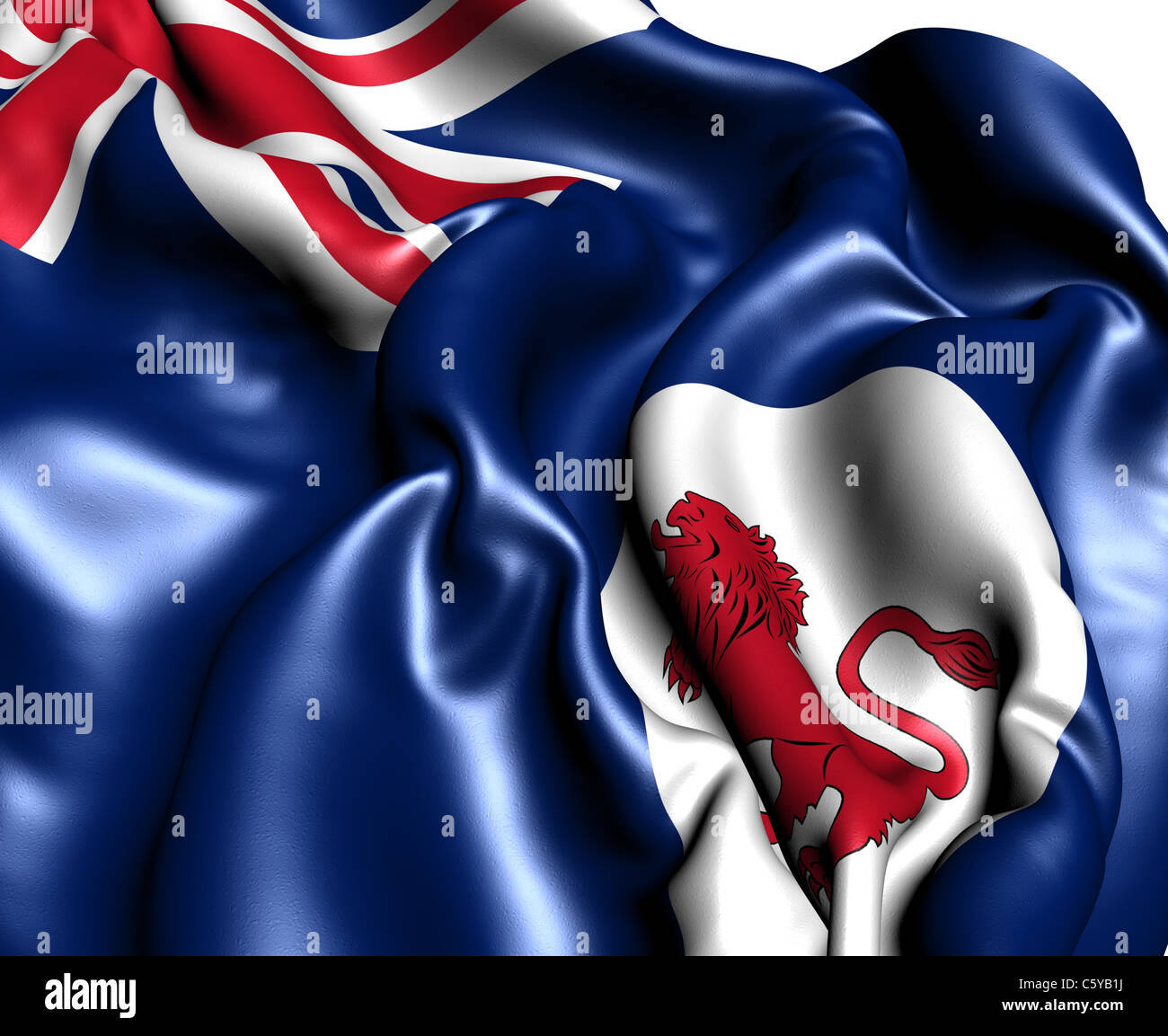 Flag of Tasmania, Australia. Close-up Stock Photo - Alamy