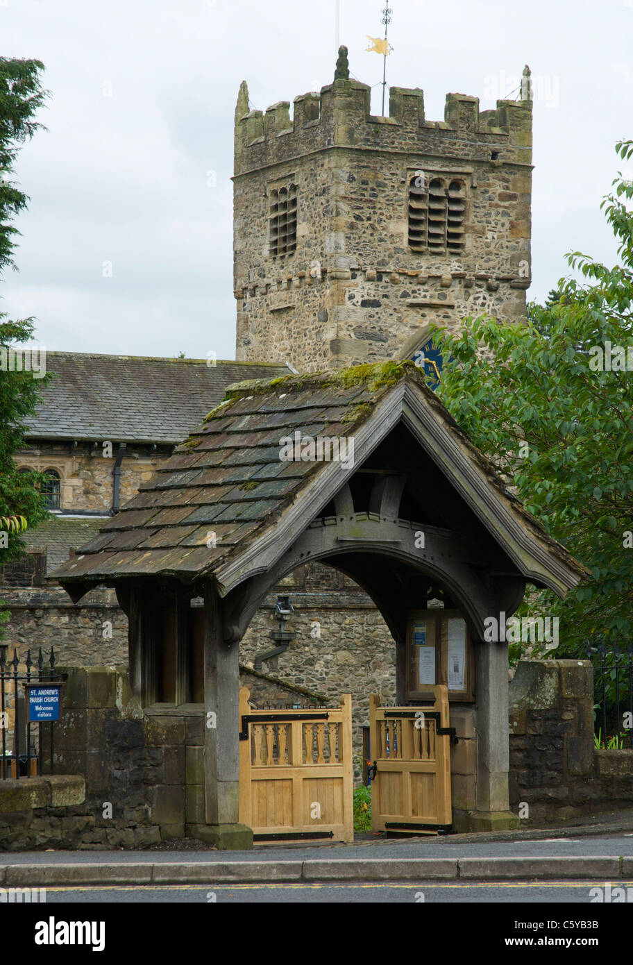 St Andrew's Church, Sedbergh, Cumbria, England UK Stock Photo - Alamy