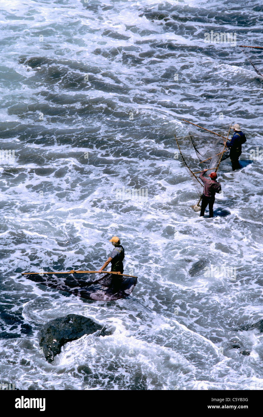 Three fish nets hi-res stock photography and images - Alamy