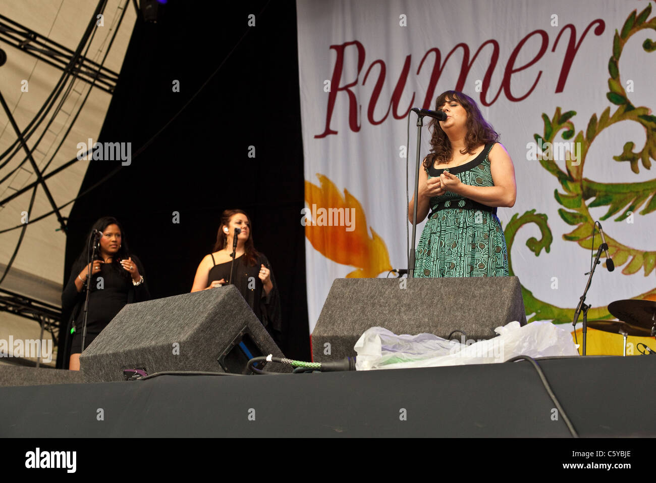 Rumer performing at the Latitude Festival 2011, Henham Park, Suffolk ...