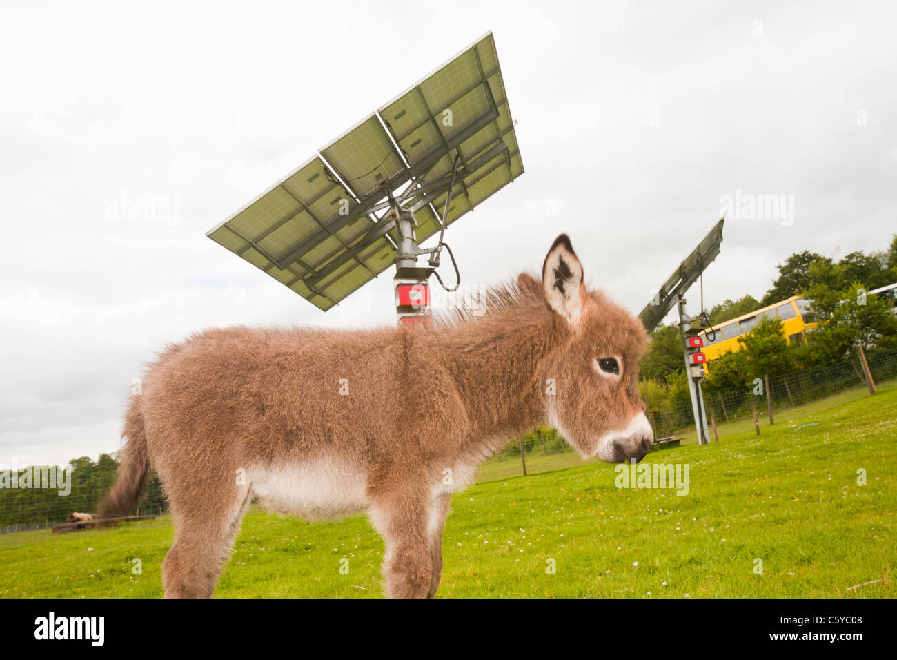 A tracking solar photo voltaic panel system at the off grid, Bowland ...