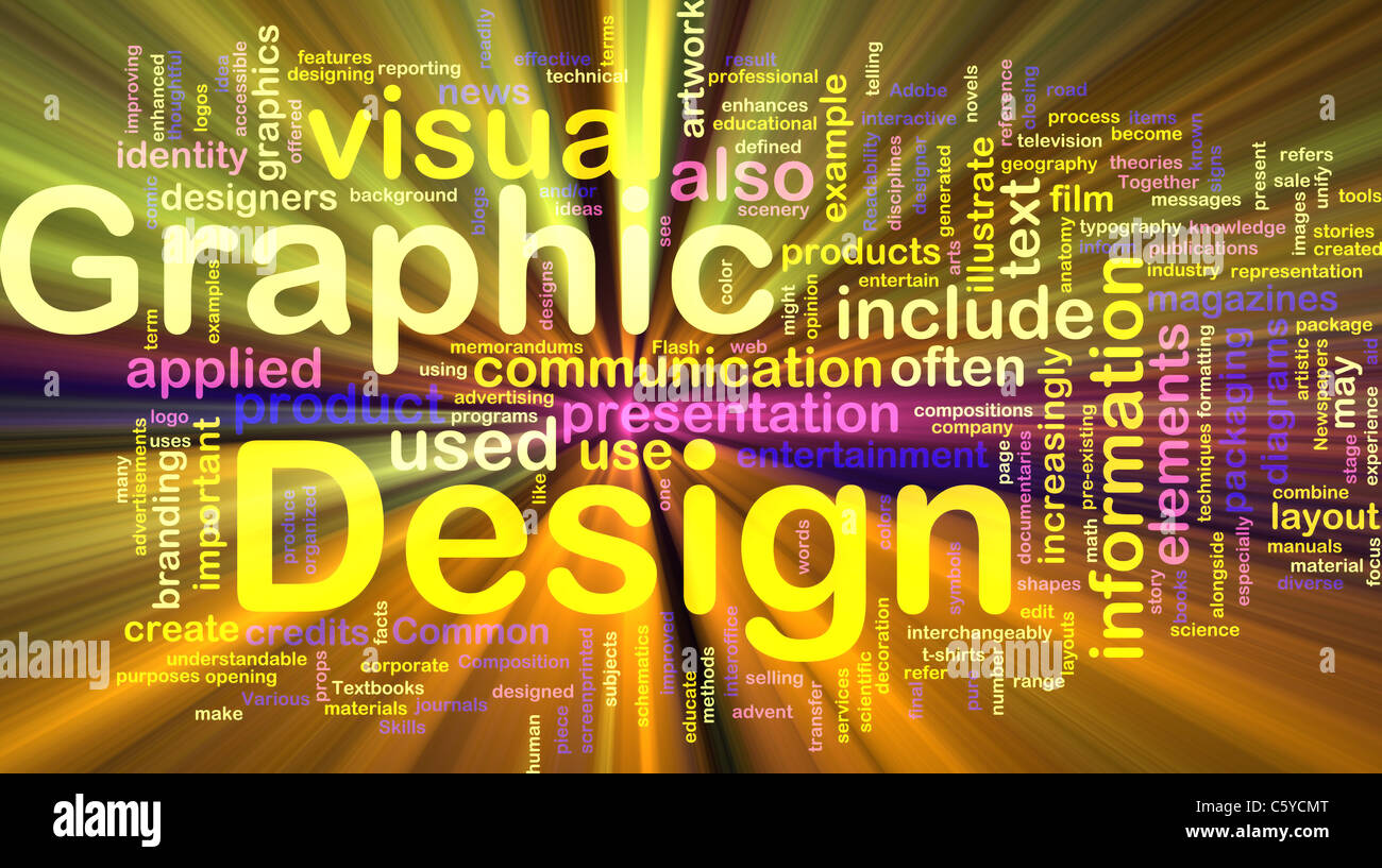 Background concept illustration of visual graphic design glowing light ...