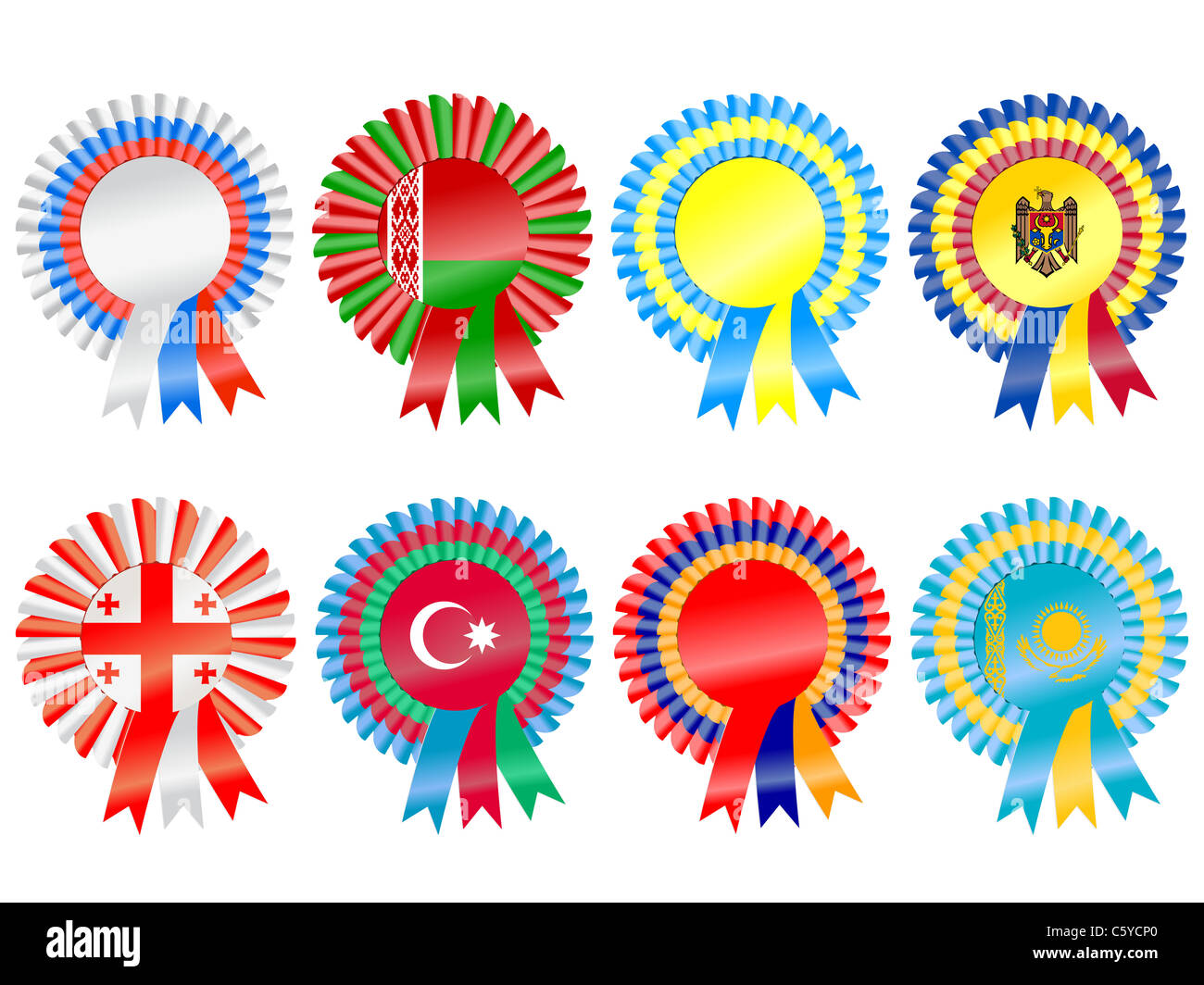 Flags of belarus and kazakhstan hi-res stock photography and images - Alamy