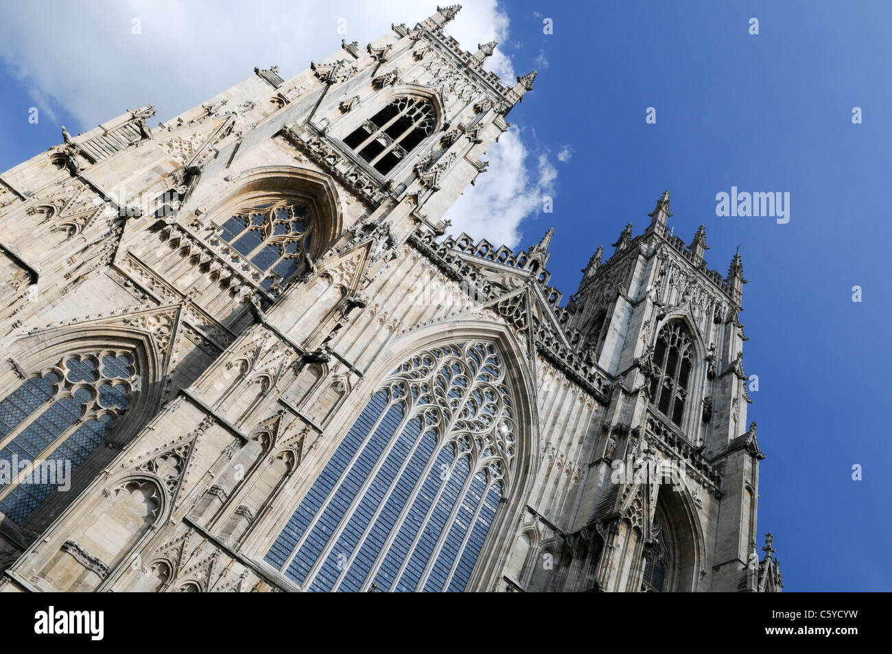 One of the great cathedrals of the world York Minster and its ornate ...