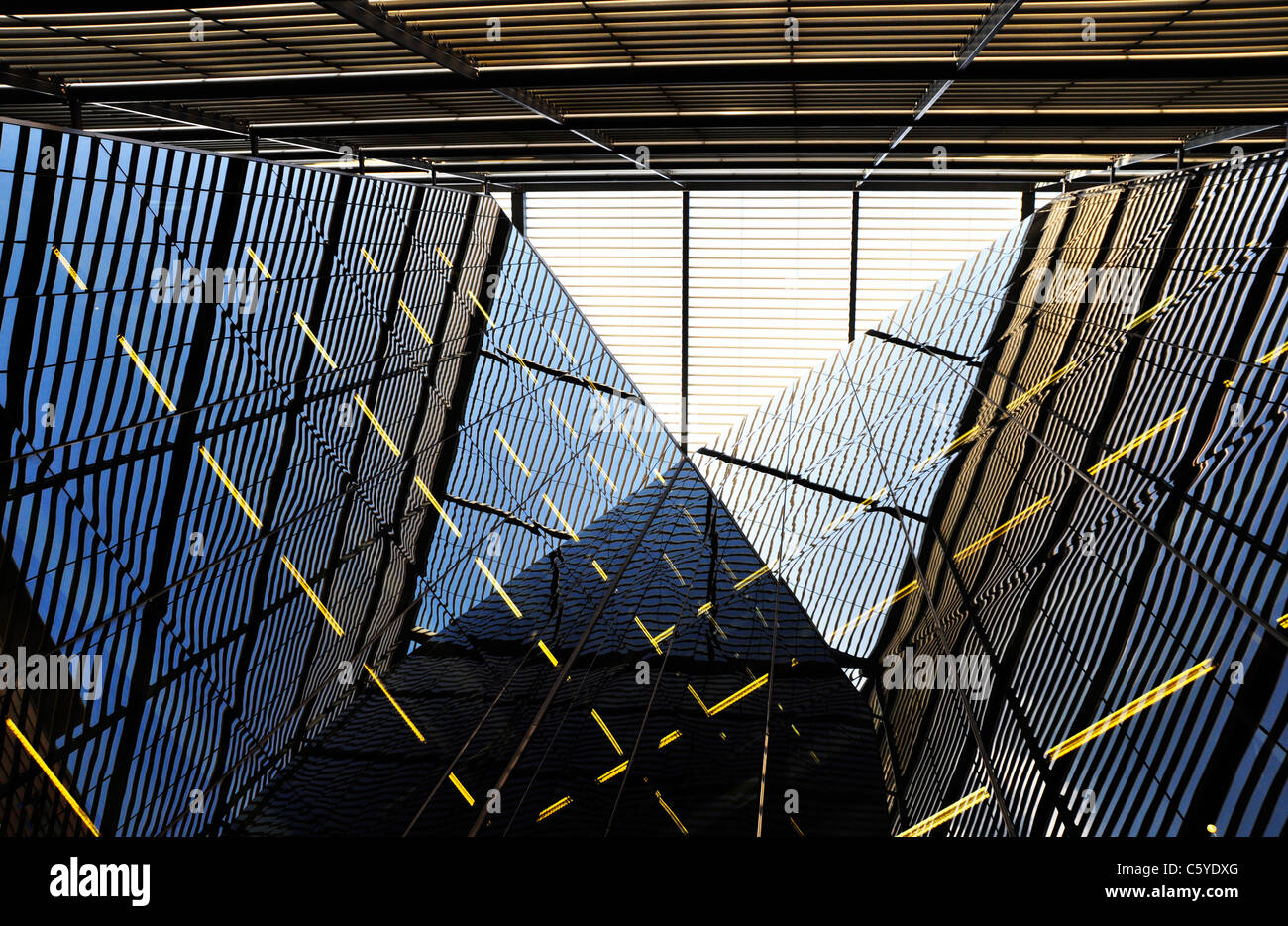 Glass Structure Color Metal Stock Photos & Glass Structure Color Metal ...