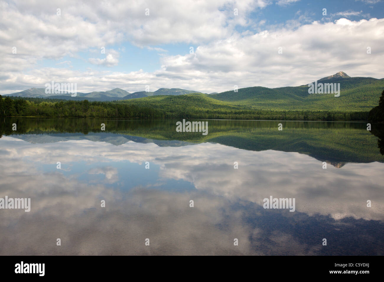 Mount Chocorua from Chocorua Lake in Tamworth, New Hampshire USA during ...