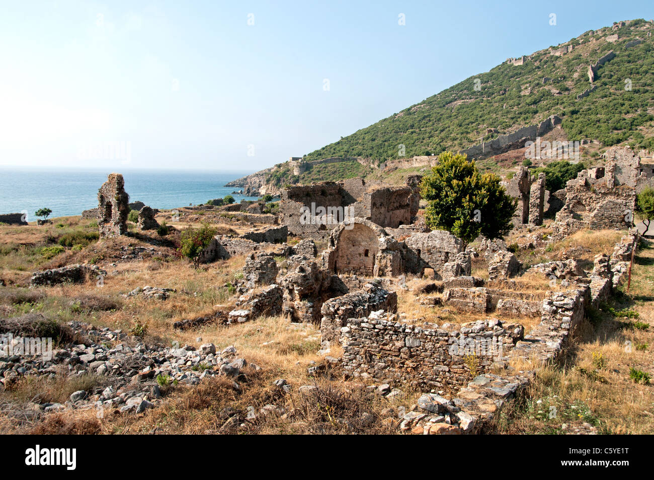 Anemurium Roman province of Rough Cilicia Turkey Turkish Anamur Stock ...
