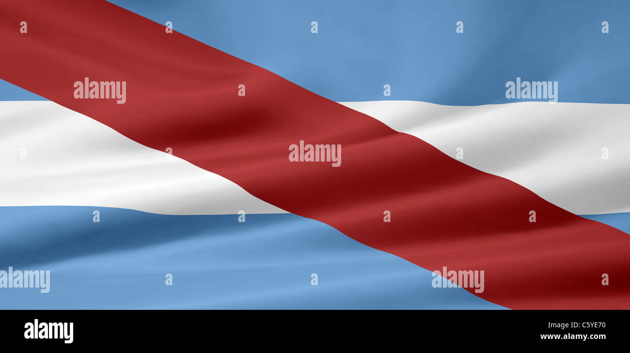High resolution flag of the argentinean province of Entre Rios Stock ...