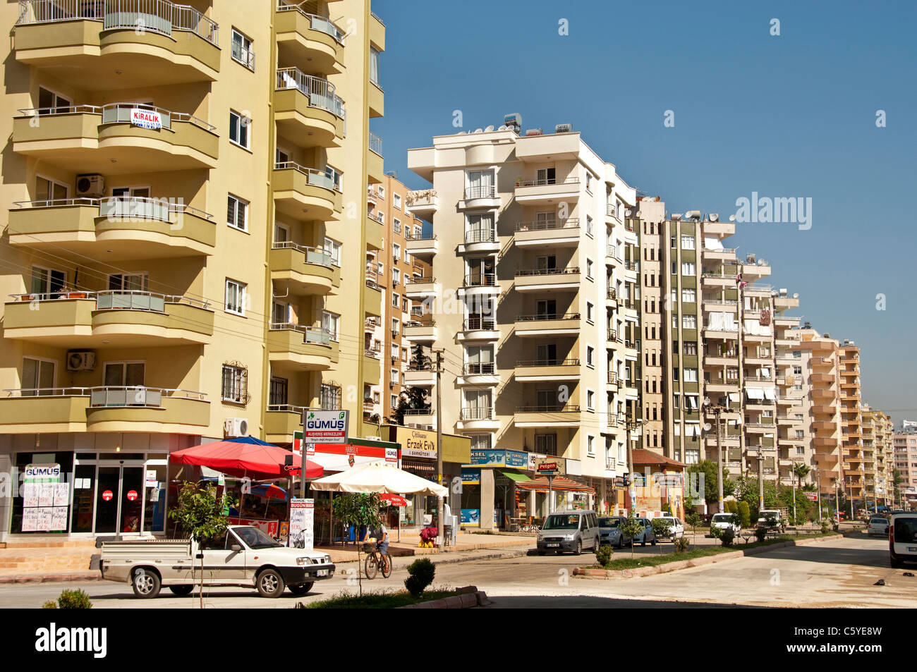 Mersin Turkey Modern Architecture New Town City Turkish Stock Photo - Alamy