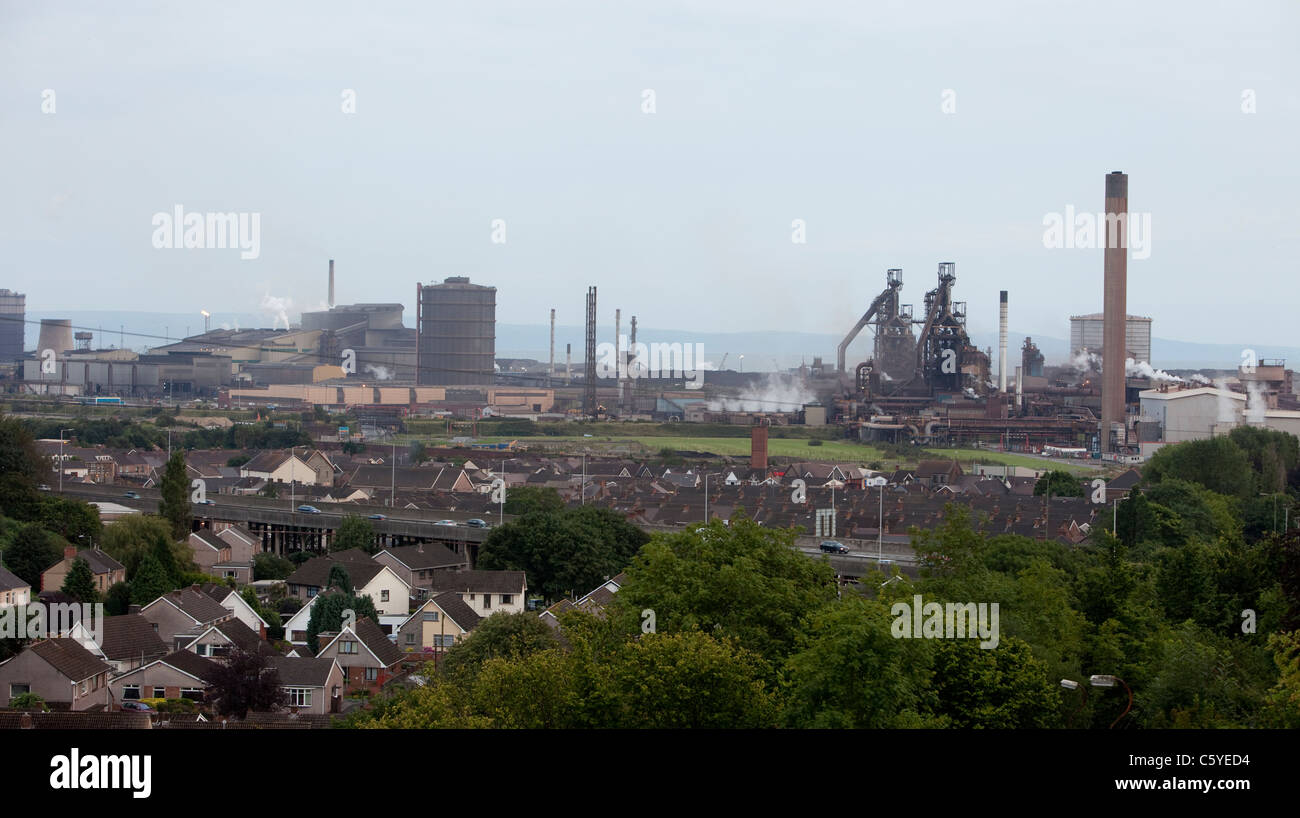 Tata Corus Steelworks Port Talbot High Resolution Stock Photography and ...