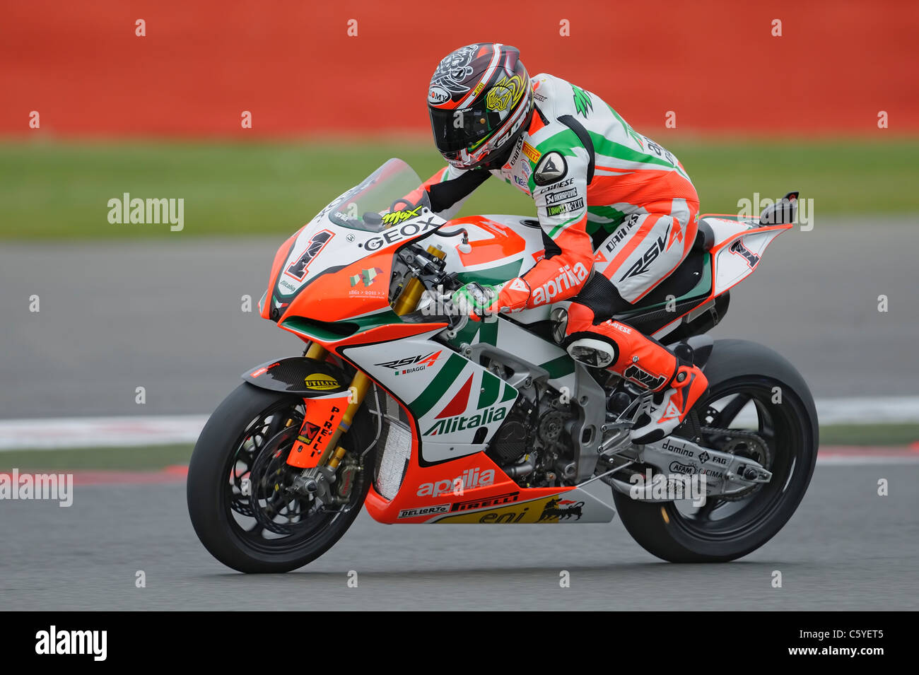 max biaggi on the aprilia world superbike Stock Photo - Alamy