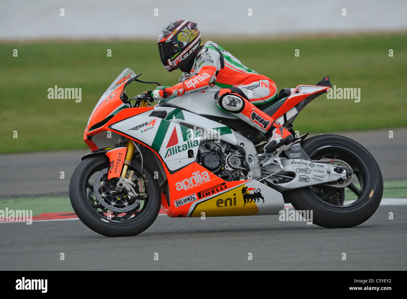 max biaggi on the aprilia world superbike Stock Photo - Alamy