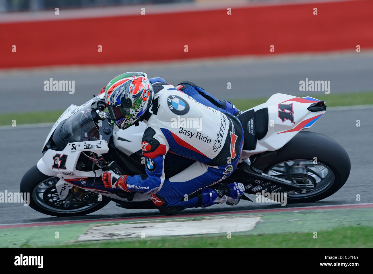 troy corser on the BMW world superbike Stock Photo - Alamy