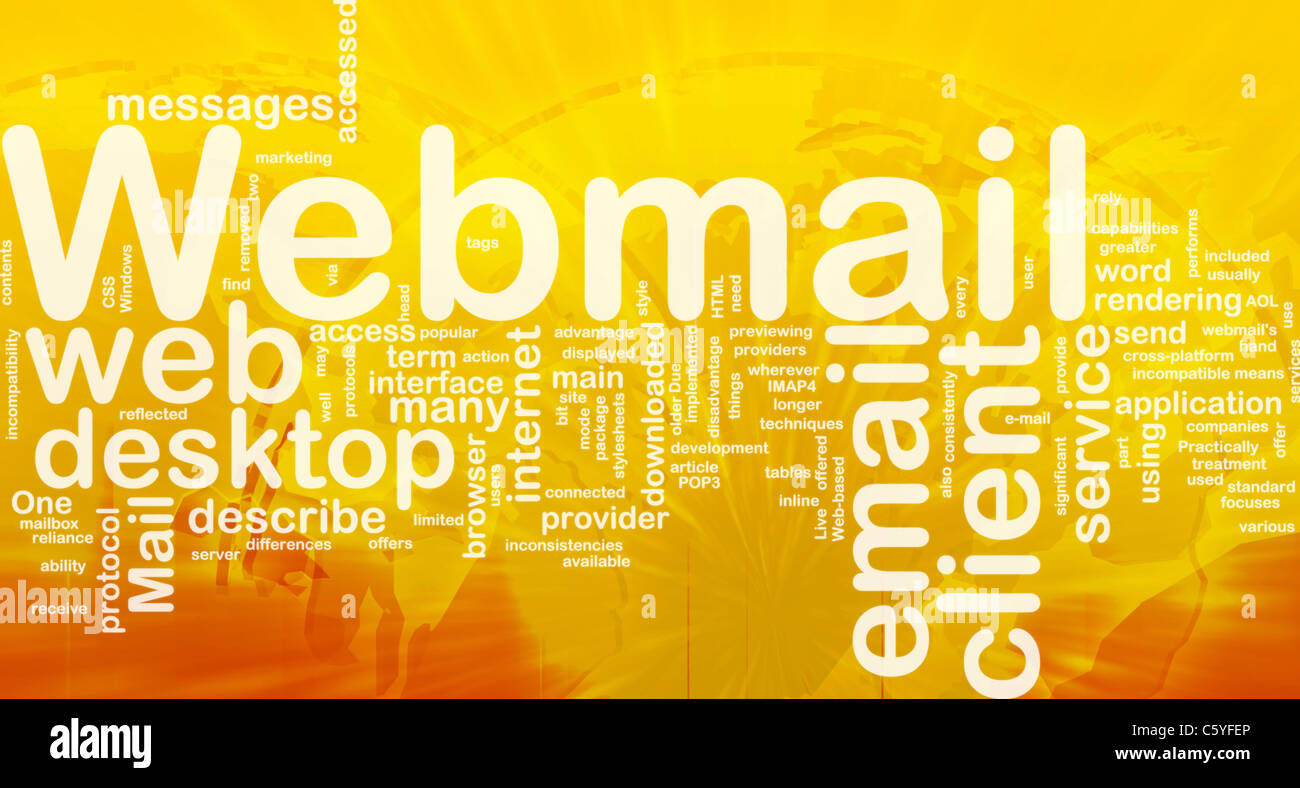 Webmail background hi-res stock photography and images - Alamy