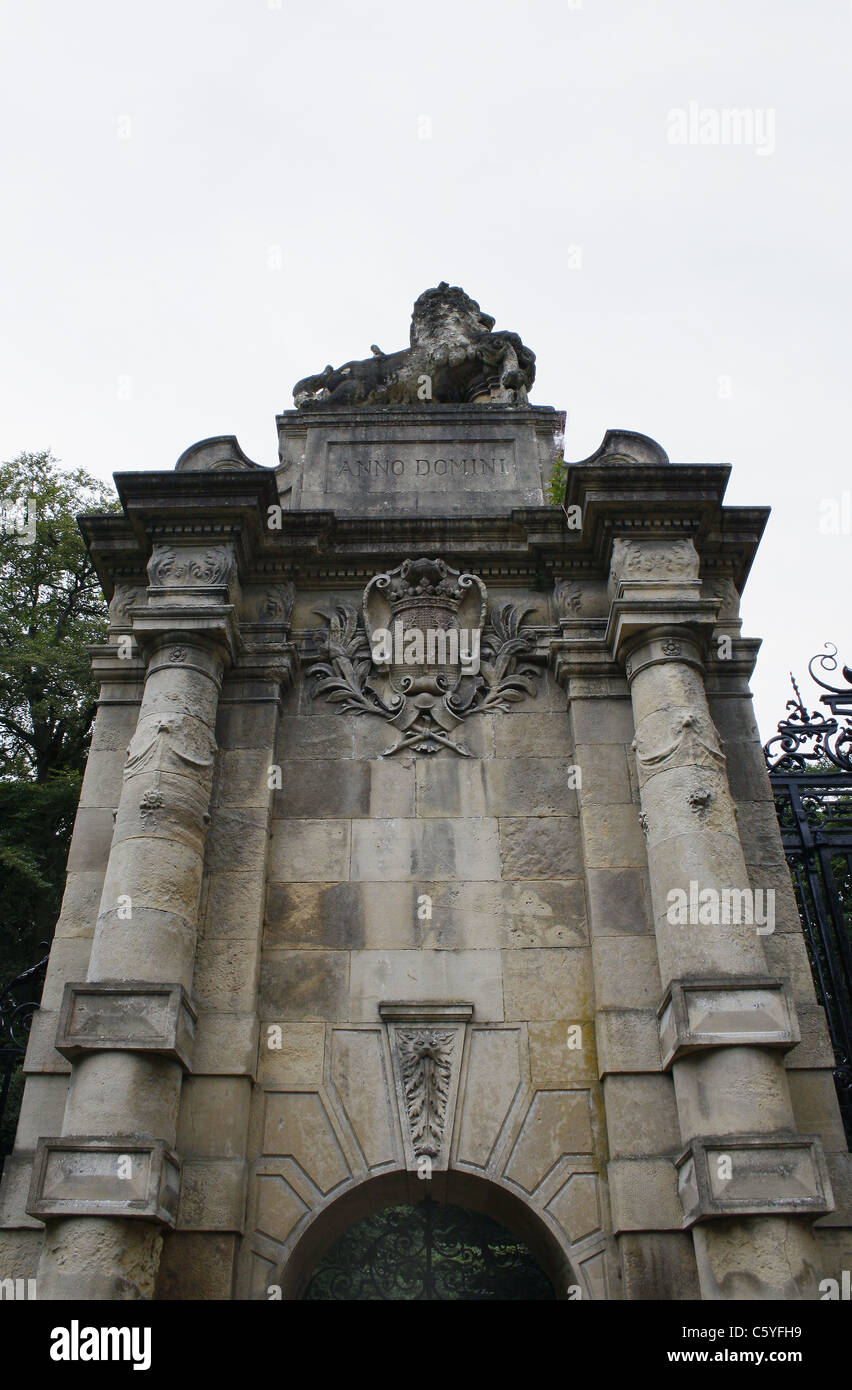 Lion Gates, Sparken Hill, Worksop, Notts, England Stock Photo - Alamy