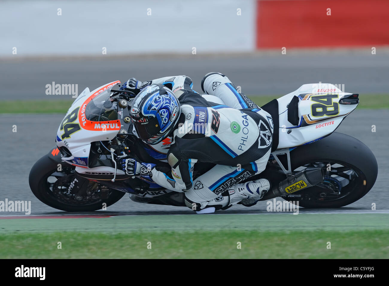 michel fabrizio on the suzuki world superbike Stock Photo - Alamy