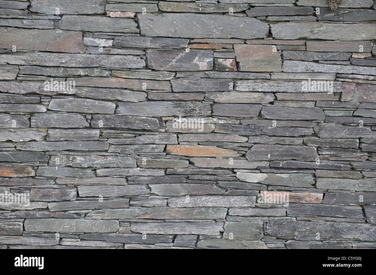 Stone, Granite and Slate walls, Scotland, UK Stock Photo - Alamy