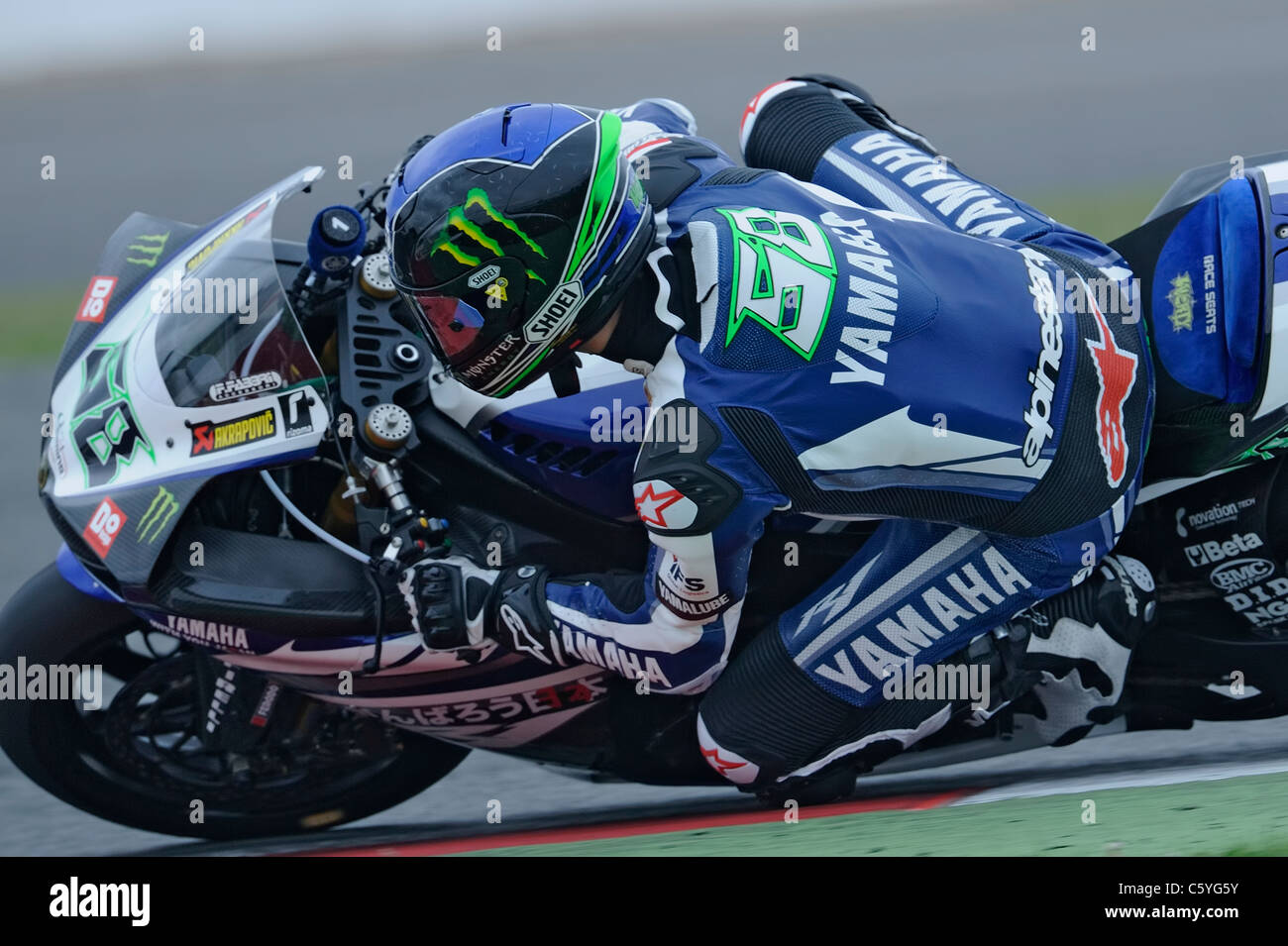 eugene laverty on the yamaha world superbike Stock Photo - Alamy