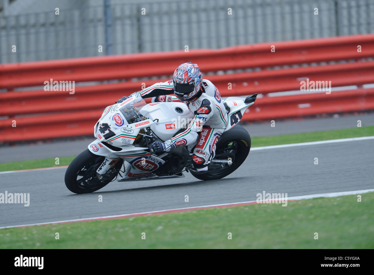 noriyuki haga on the aprilia world superbike Stock Photo - Alamy