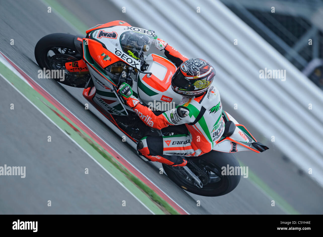 max biaggi on the aprilia world superbike Stock Photo - Alamy