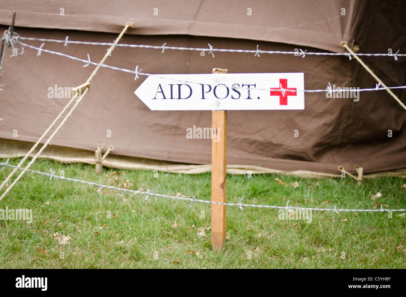 Military first aid post hi-res stock photography and images - Alamy