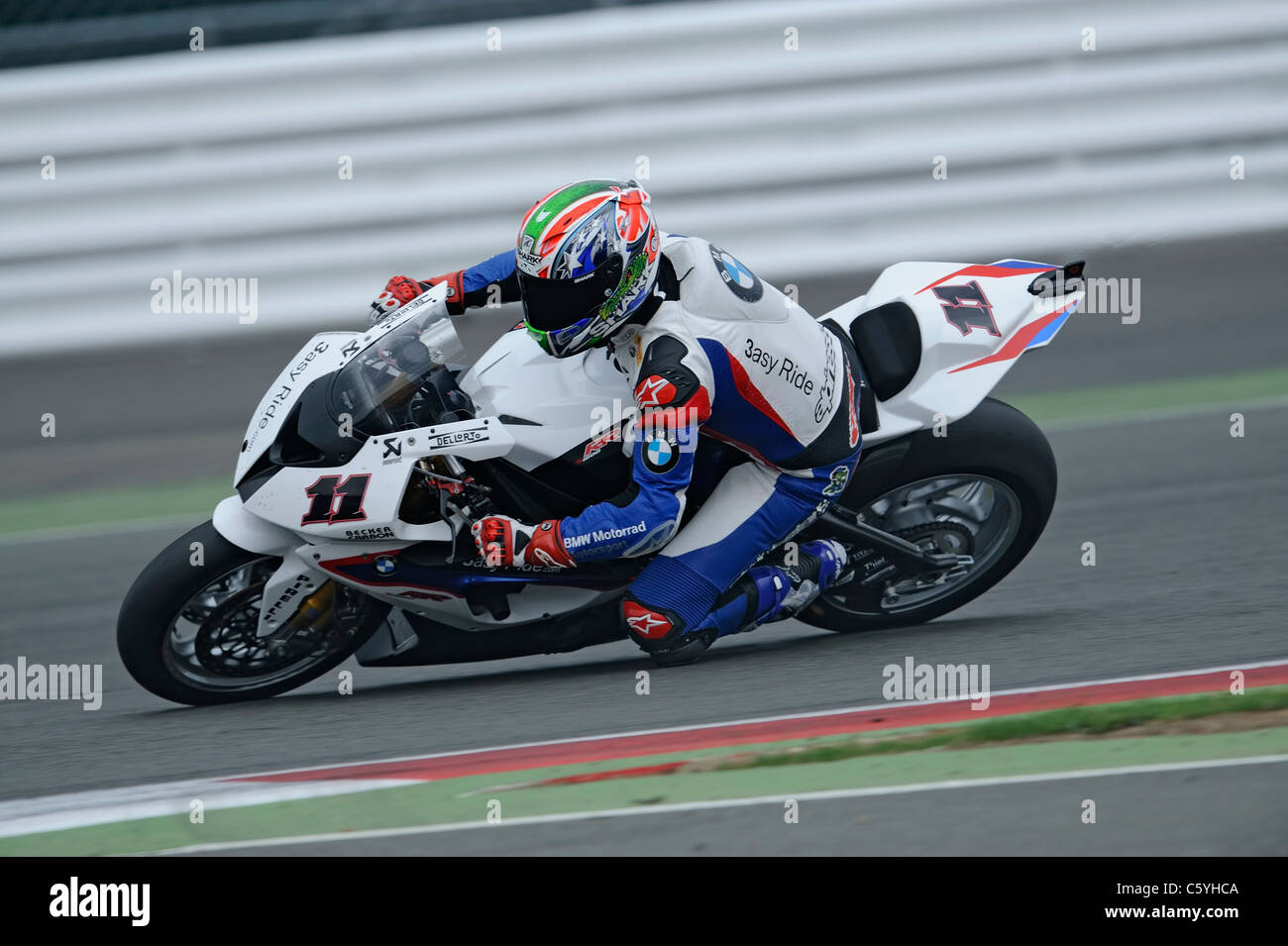 troy corser on the BMW world superbike Stock Photo - Alamy