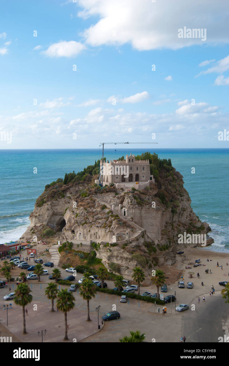Tropea.Calabria. Italy. touristic place famous for the sea Stock Photo ...