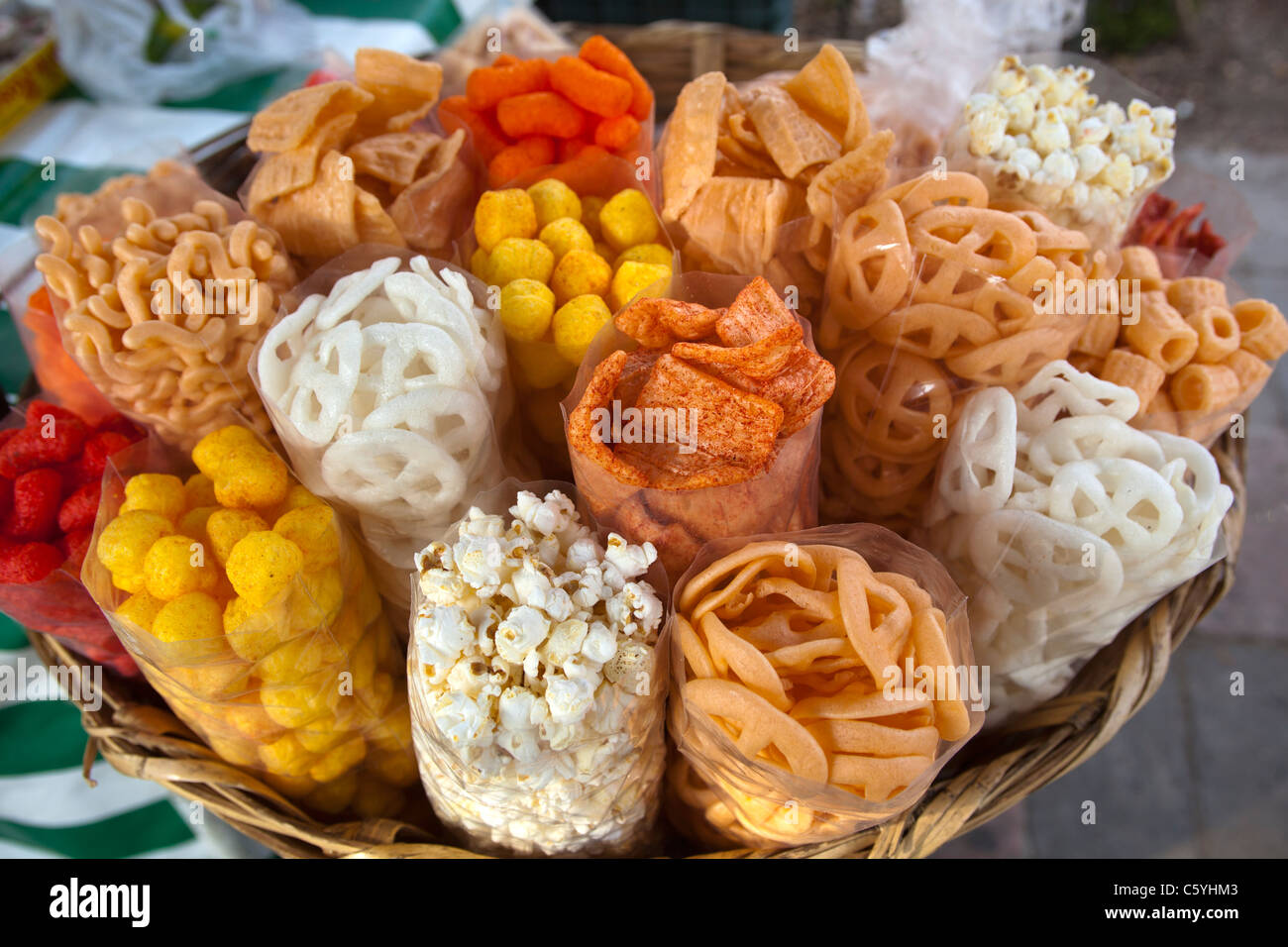 Street Snacks Mexico City Stock Photo - Alamy