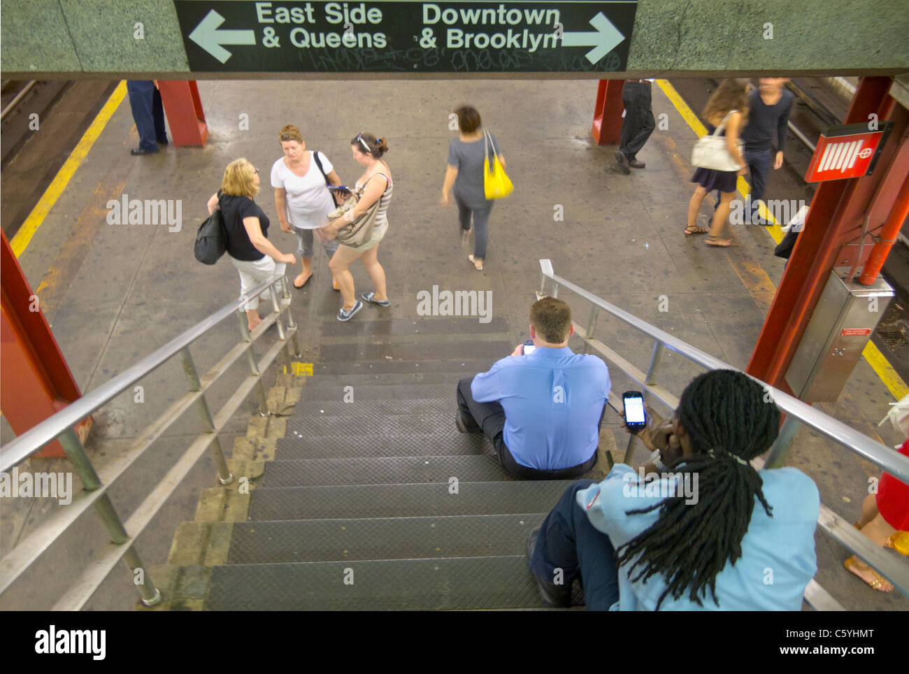 New York City subway station Stock Photo - Alamy