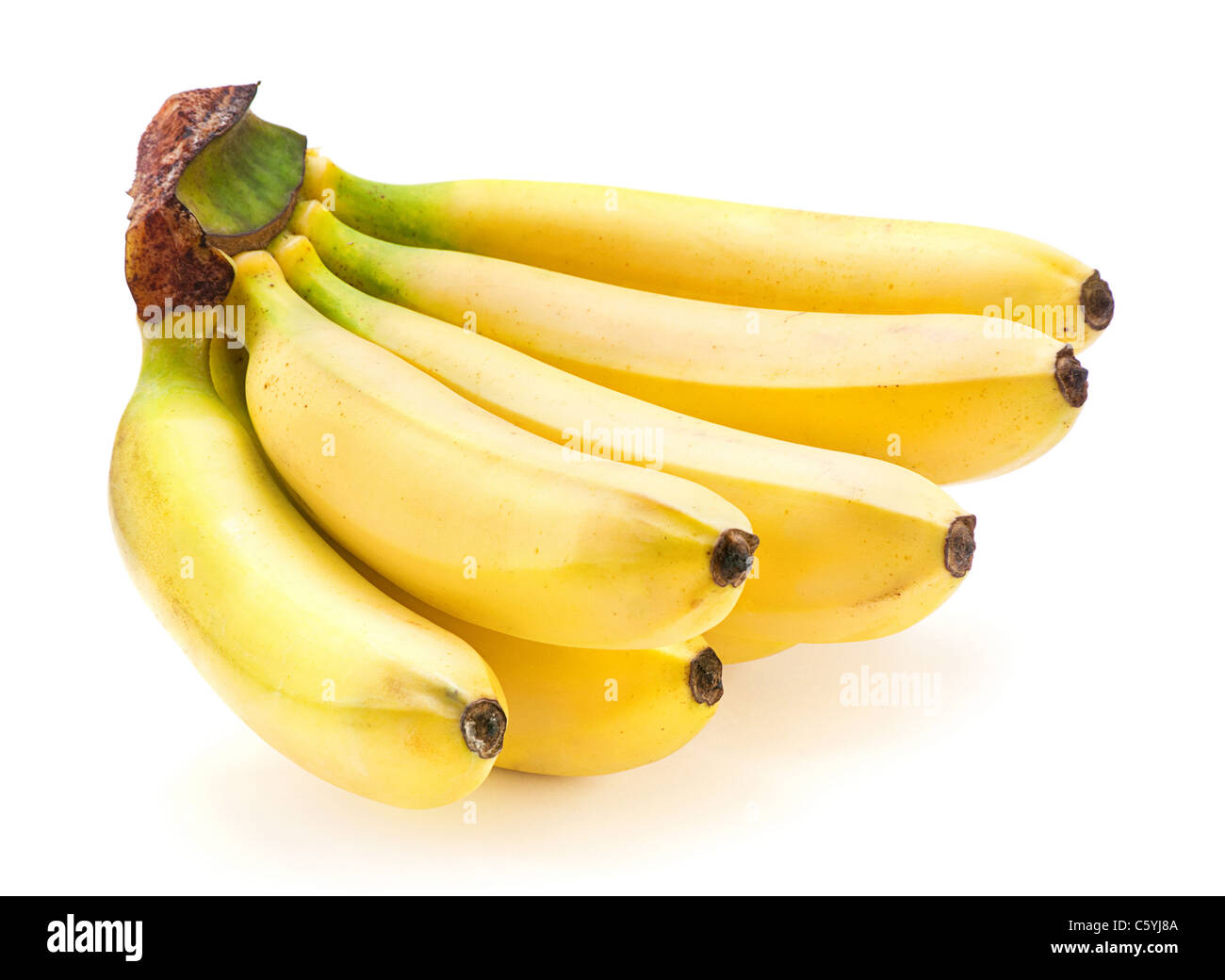 Banana fruit bunch isolated on white background Stock Photo - Alamy