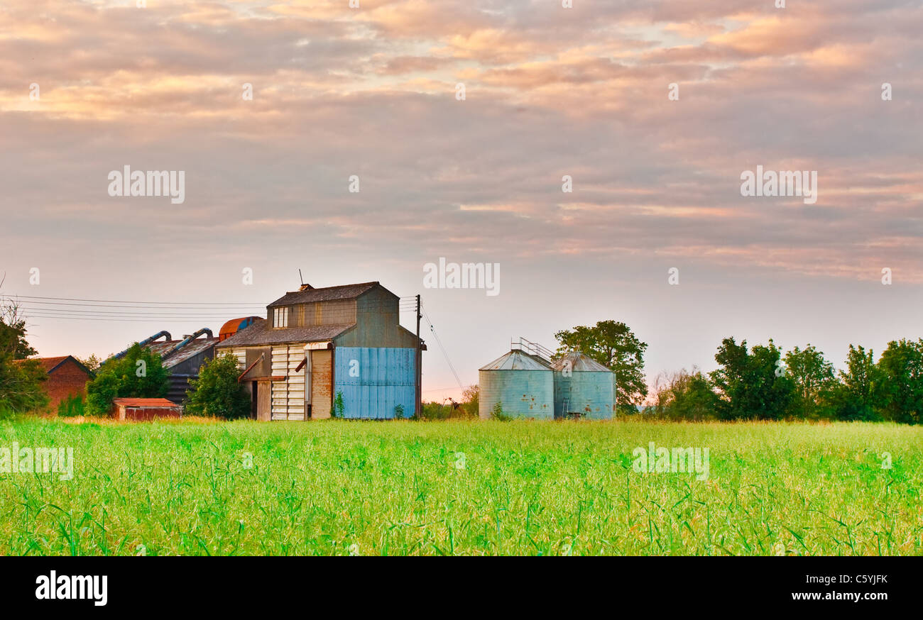Farm buildings in rural Suffolk, England in summer 2011 Stock Photo - Alamy