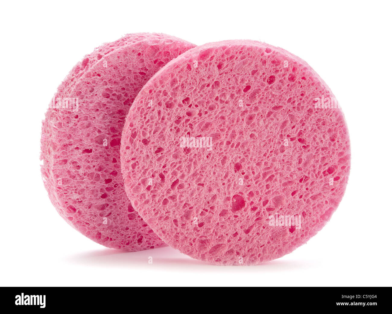 Sponge clean for face isolated on white background Stock Photo - Alamy