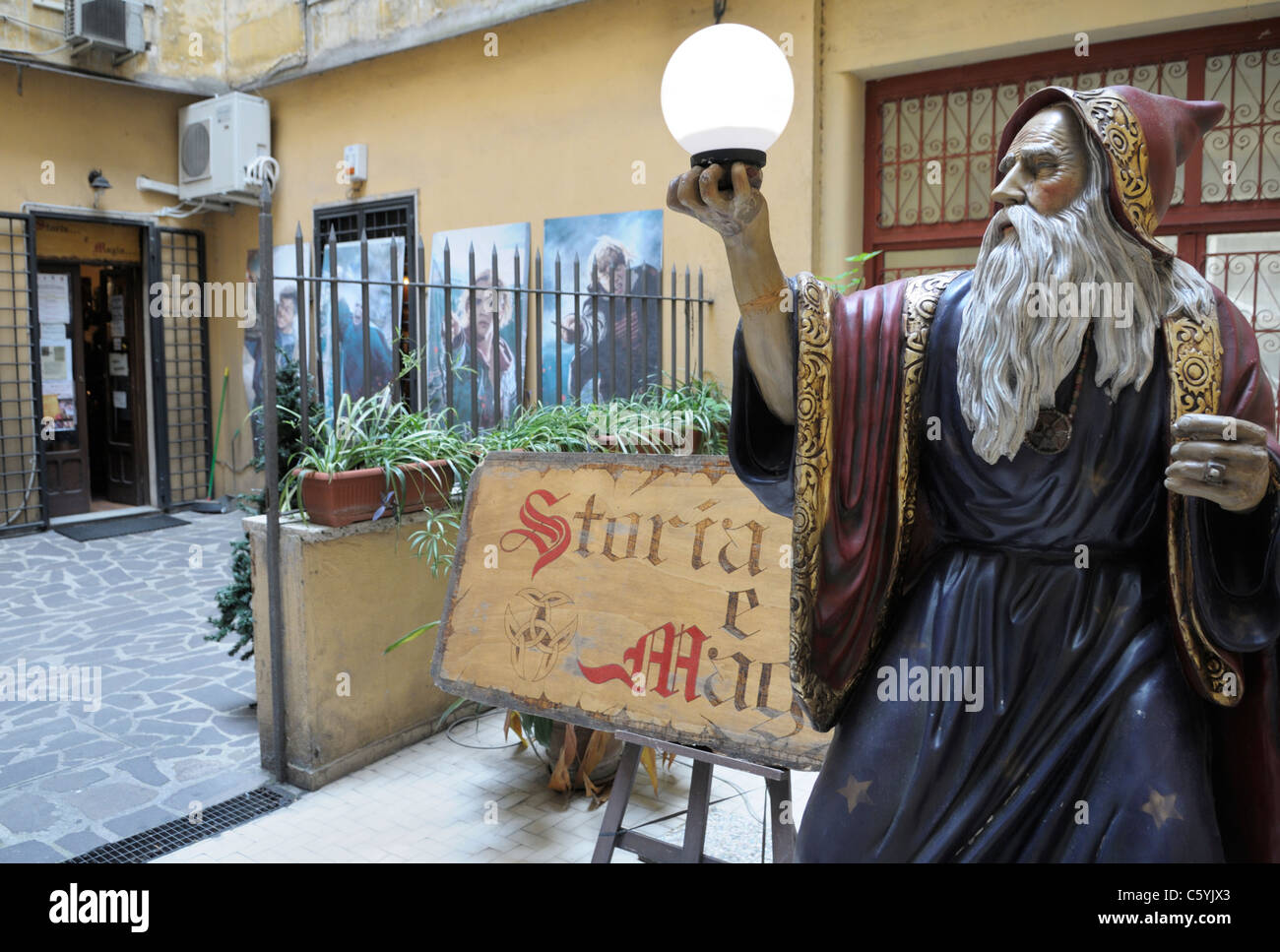 Magic store, Rome Stock Photo - Alamy