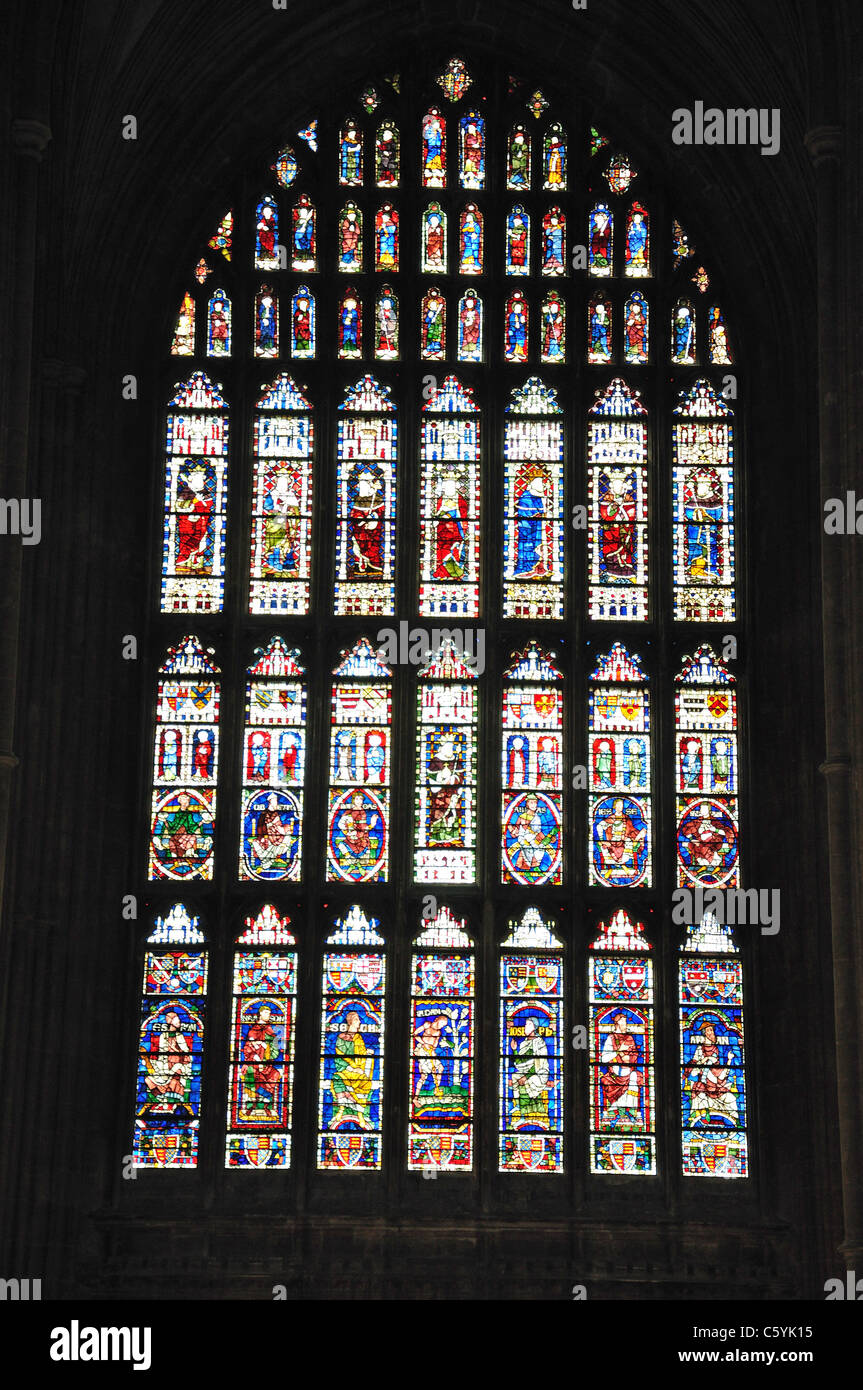 Great West Window, Canterbury Cathedral, Canterbury, City of Canterbury ...