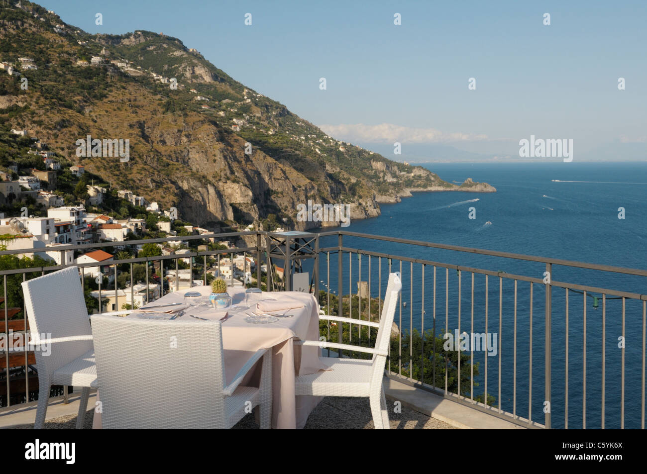 Amalfi coast italy praiano hi-res stock photography and images - Alamy
