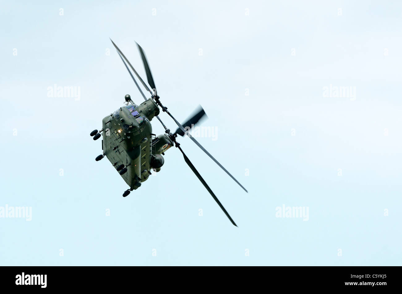 WADDINGTON, ENGLAND, UK - JULY 3: Chinook HC2 from No.18 Squadron at ...