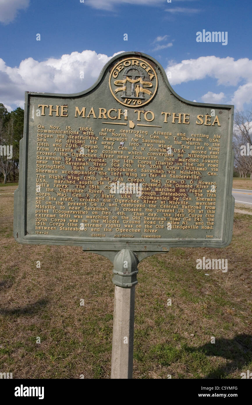 William sherman march to the sea hi-res stock photography and images ...